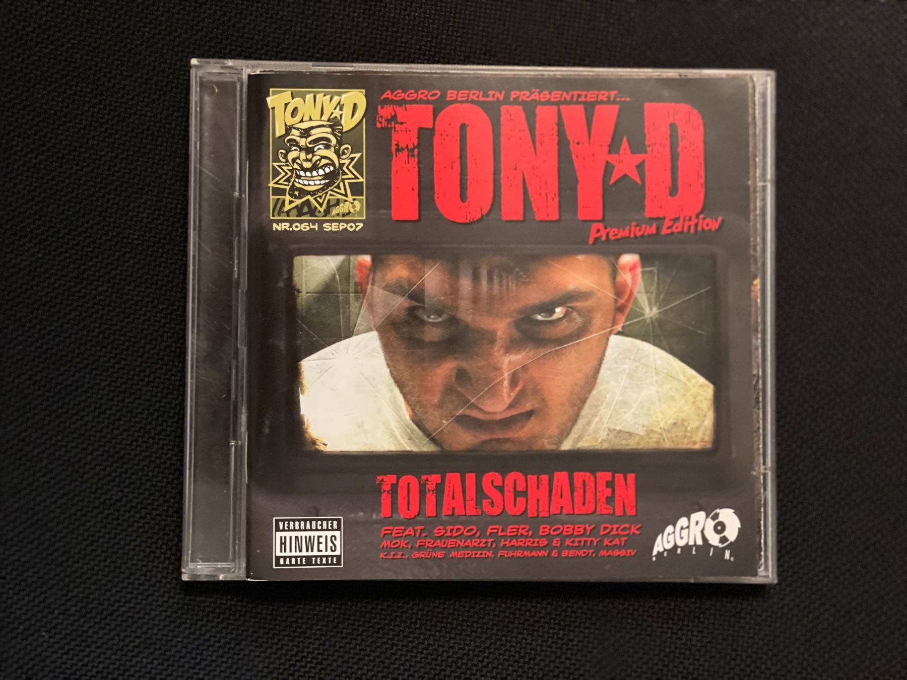 Tony D - Totalschaden CD - Deutschrap / Aggro Berlin - Top (Gebraucht ...