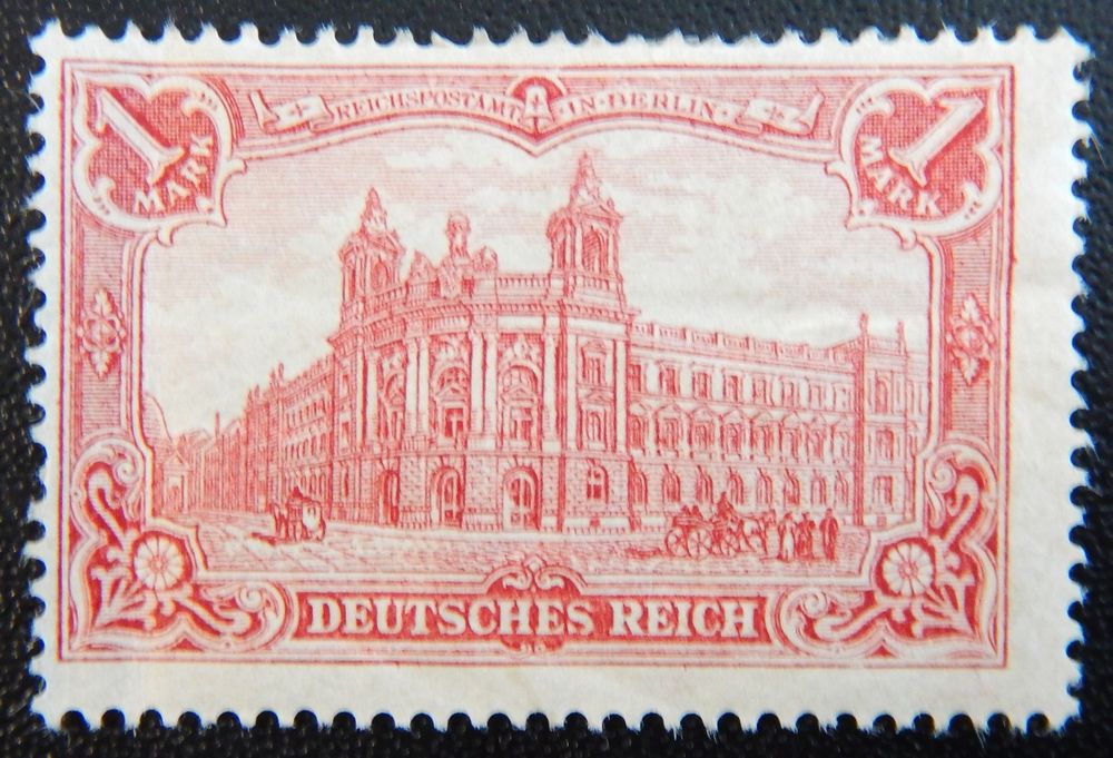 Deutsches Reich Kat. 78A * 1902 Kat. 320 Euro vertikaler Bug (Gebraucht ...