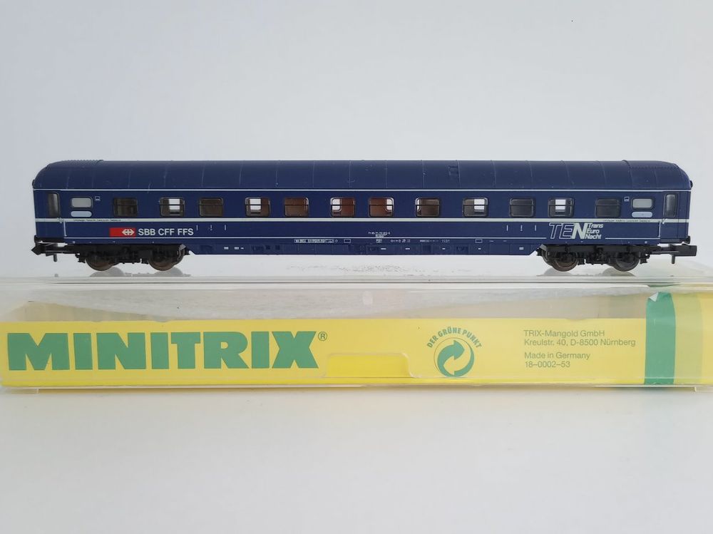 SBB - Schlafwagen TEN (Minitrix 13384) (Gebraucht) in Oftringen für CHF ...