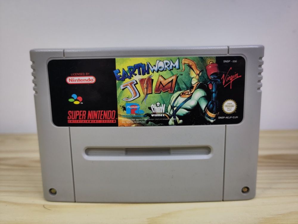 Earthworm Jim SNES Super Nintendo PAL (Gebraucht) in Zug für CHF 24.9 ...