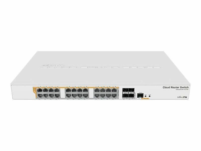 MikroTik PoE Switch CRS328-24P-4S+RM 28 Port, SFP Anschlüsse | Kaufen ...