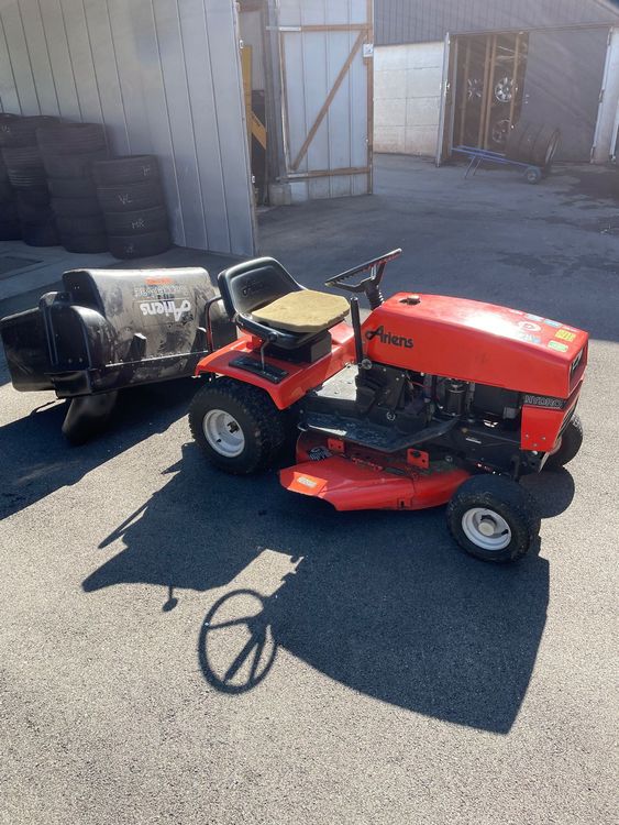 Rasentraktor Ariens mit Mähwerk, Schneeschild, Auffangkorb (Gebraucht) in Bichelsee für CHF 1500 ...