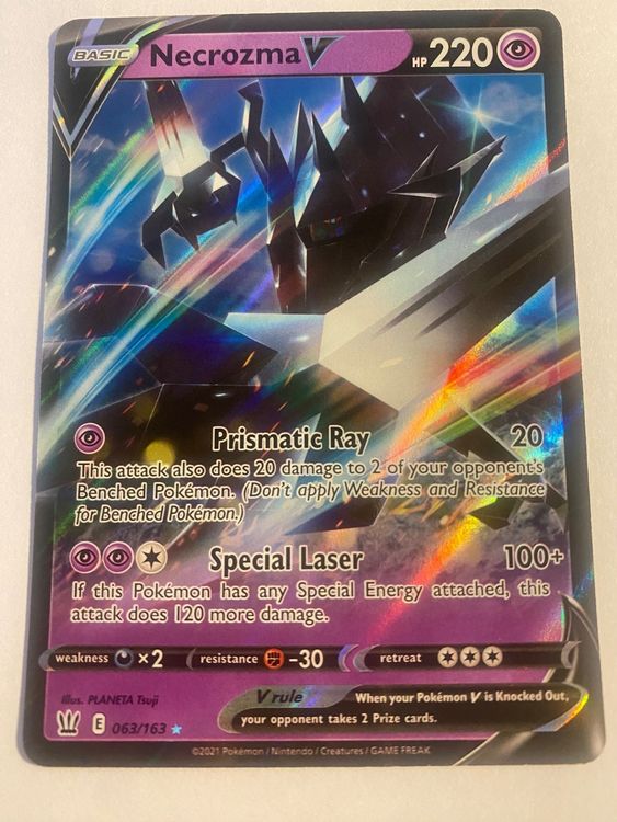 Pokemonkarte Necrozma V EN (Neu (gemäss Beschreibung)) in Stadel für ...