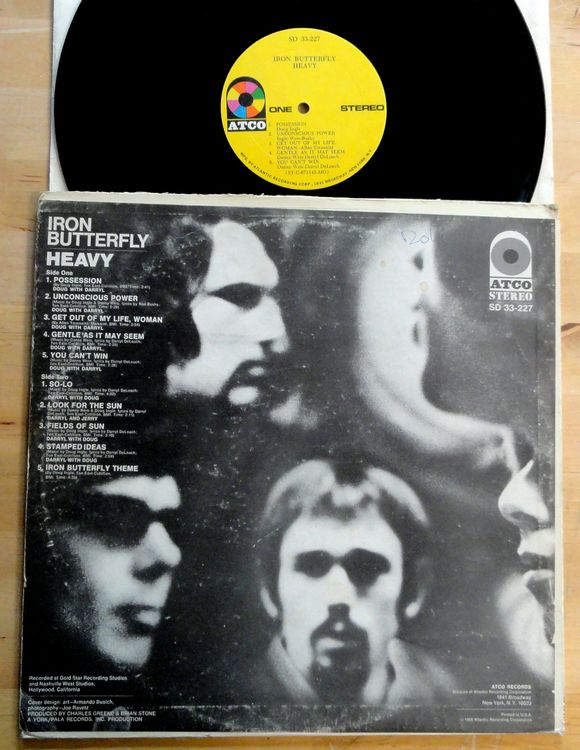 LP IRON BUTTERFLY heavy ATCO USA 1968 PSYCHEDELIC ROCK | Kaufen auf Ricardo