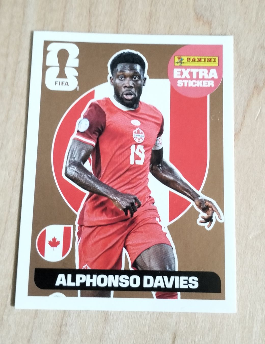 Panini Extra Sticker Bronze Alphonso Davies WM 2026 - NEU (Neu (gemäss ...