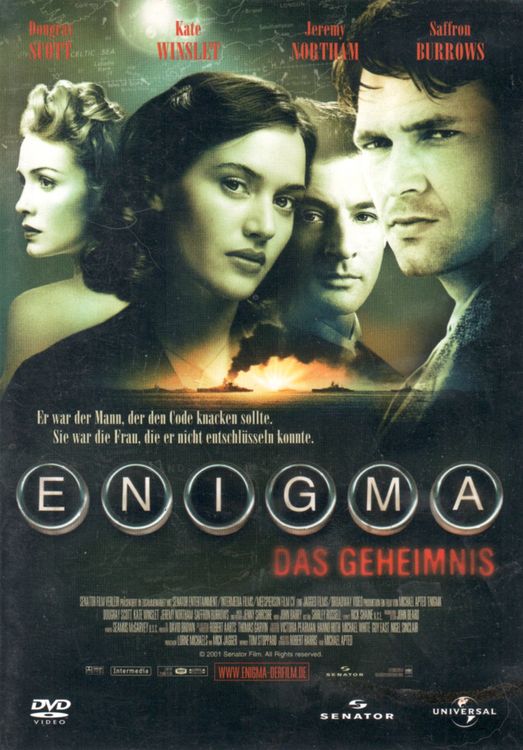 DVD: Enigma (mit Kate Winslet, Dougray Scott) (Gebraucht) in Tägerig für CHF 3 – mit Lieferung ...