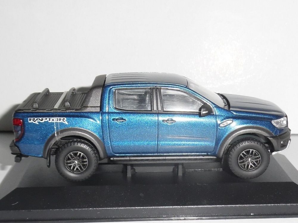 Ford Ranger Raptor 2019-2023 RHD blau met. / schwarz 1:43 | Kaufen auf ...