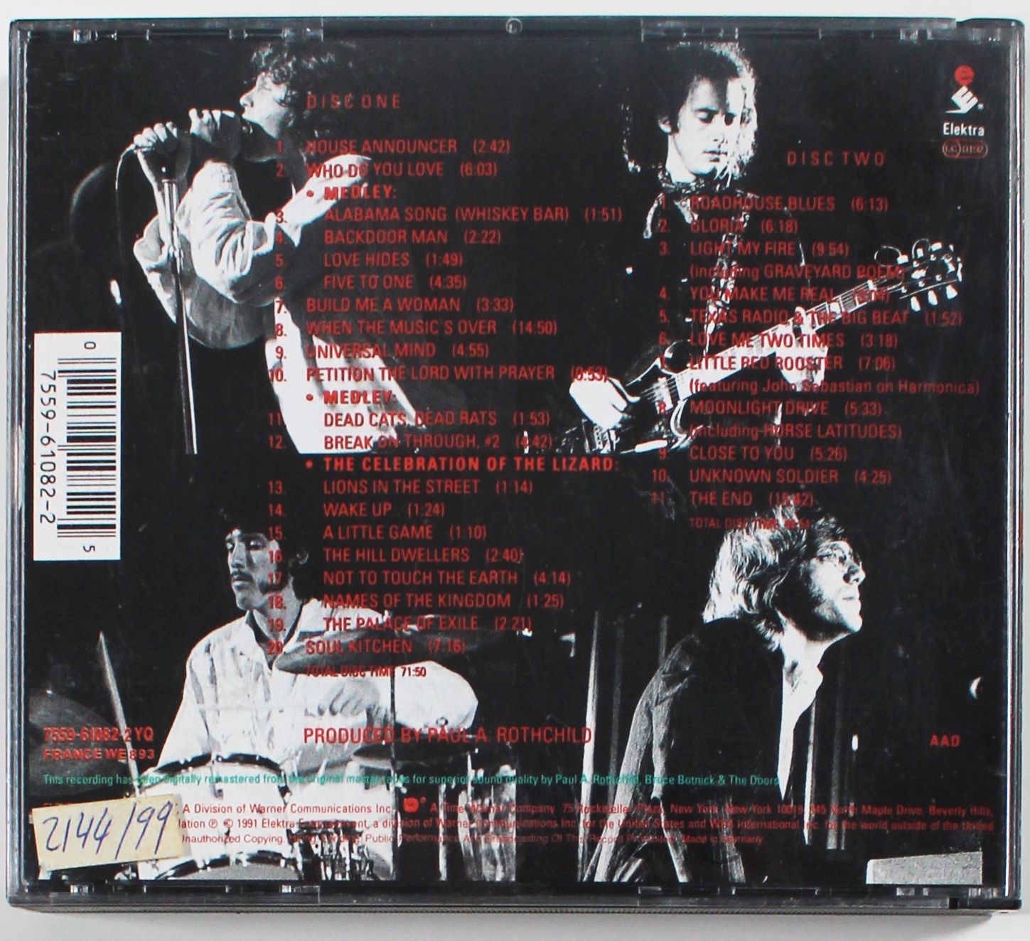 2CD THE DOORS - IN CONCERT - BIG BOX EDITION 1991 (Gebraucht) in ...
