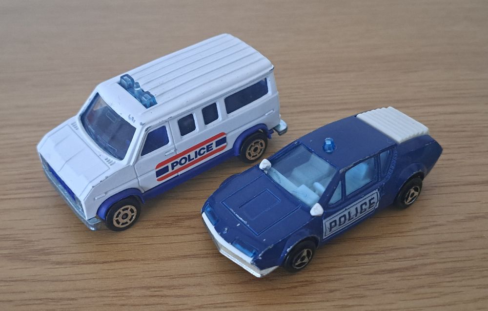 Majorette : Fourgon police no 279/234 + voiture police no26 (D'occasion ...