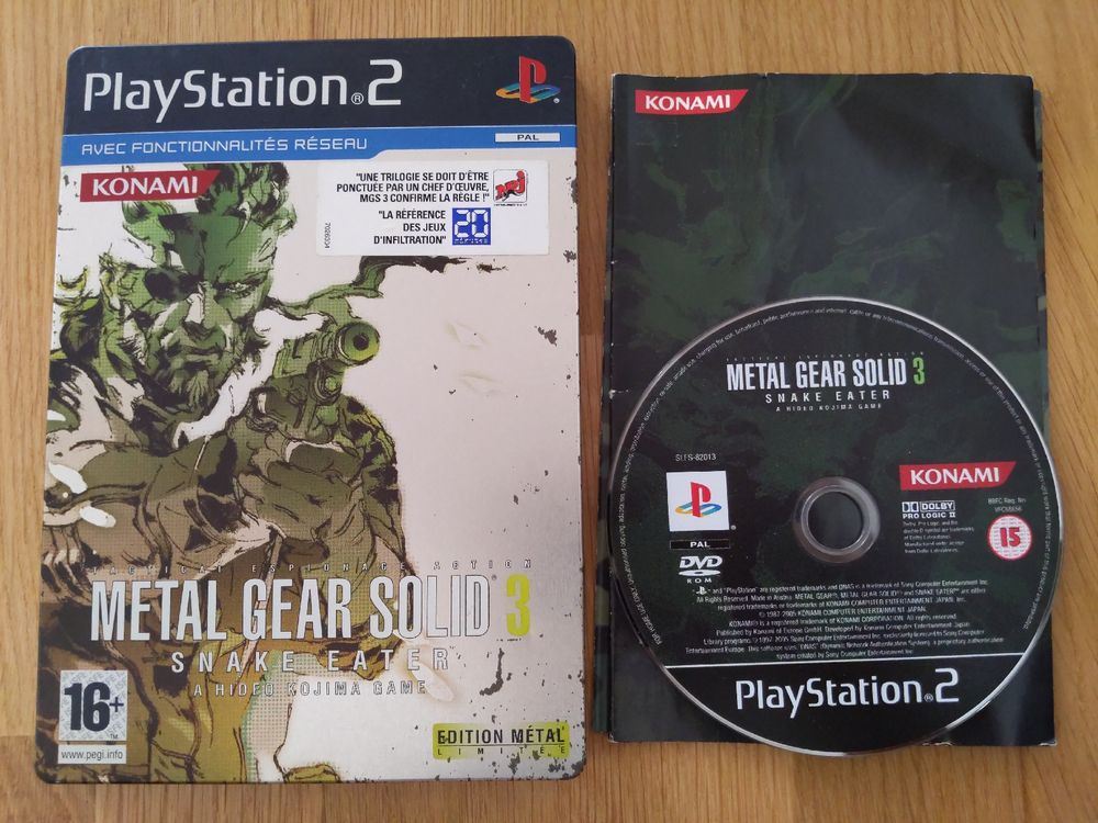 MGS 3 Snake Eater PS2 Steelbook (Gebraucht) in Unterseen für CHF 12 ...