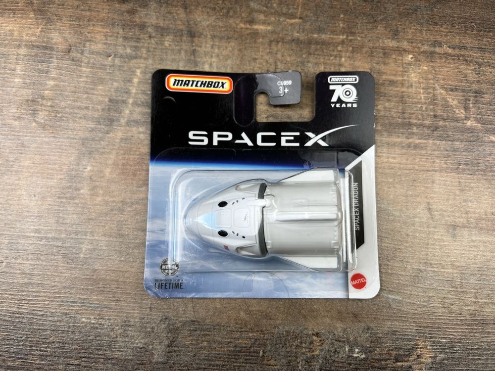 Matchbox 70 Years SPACEX DRAGON Space X (Neu und originalverpackt) in ...