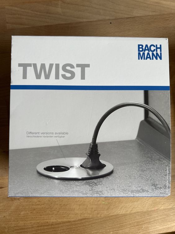 Kuchensteckdose Bachmann twist inox (Neu und originalverpackt) in St ...