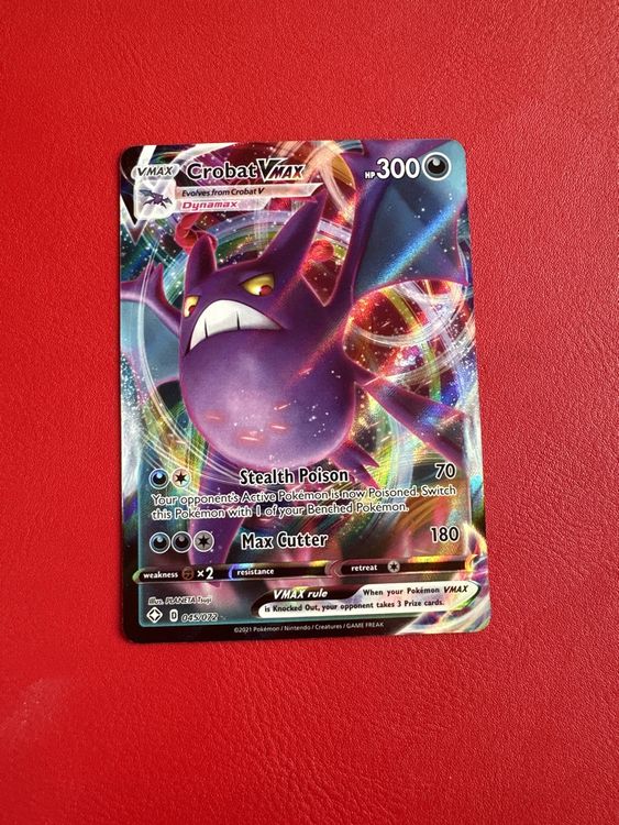 Pokemon Crobat VMAX 300 HP mega Starke Karte 2021 Top | Kaufen auf Ricardo