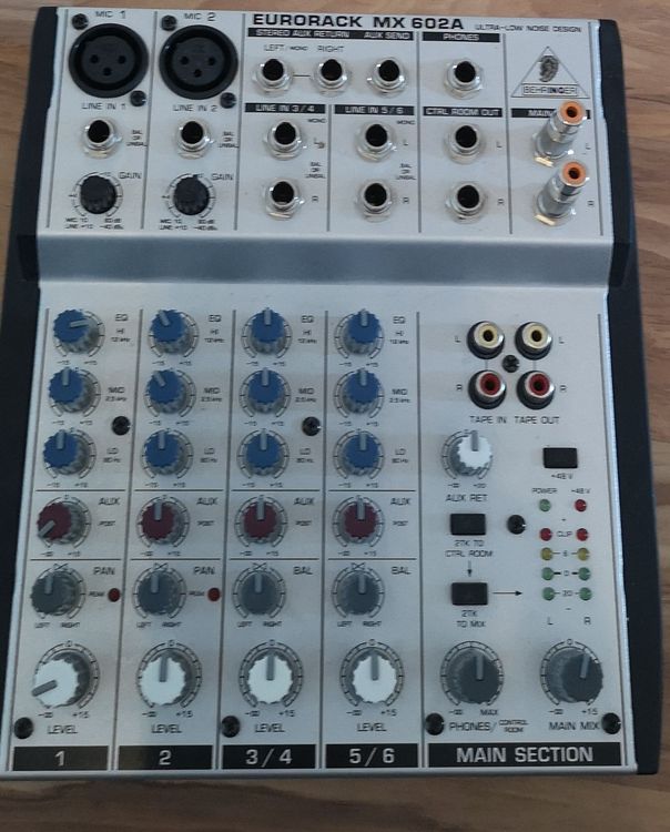 Behringer Eurorack MX602A Mischpult - kompakt und vielseitig (Gebraucht ...