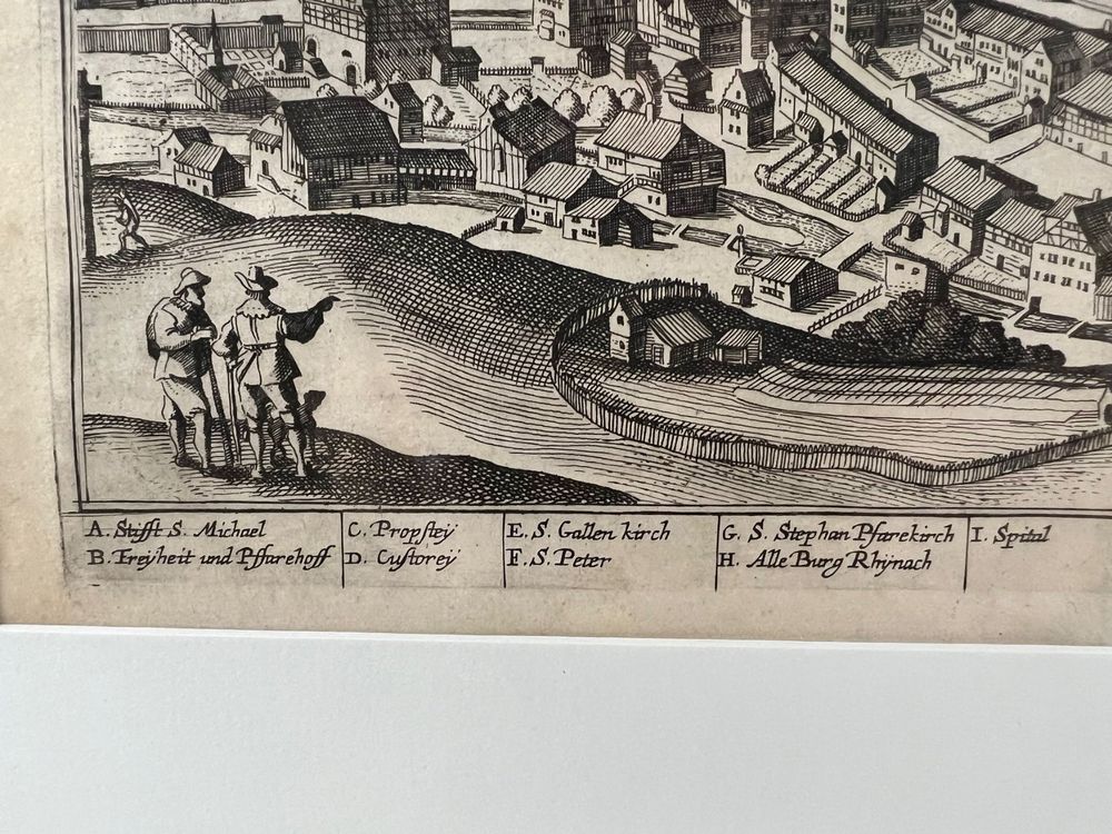 Antike Der Flecken und Stifft Mvnster im Argaw Stich | Kaufen auf Ricardo