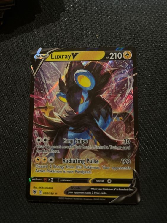 Pokemon card super rare, Luxray V Astral Radiance 050/189 (Gebraucht ...