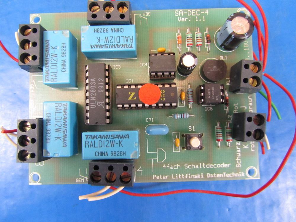 Schaltdecoder 4-fach für Elektromagnetische Antriebe 3 Stk. (Gebraucht) in St.Margarethen TG für ...