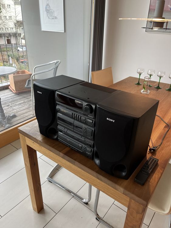 Sony MHC-550 Stereoanlage mit 2x Lautsprecher | HIFI System (Gebraucht ...