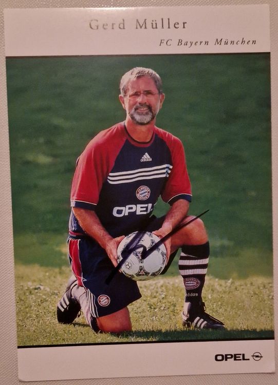 Gerd Müller original signierte Autogrammkarte (Gebraucht) in Menziken ...