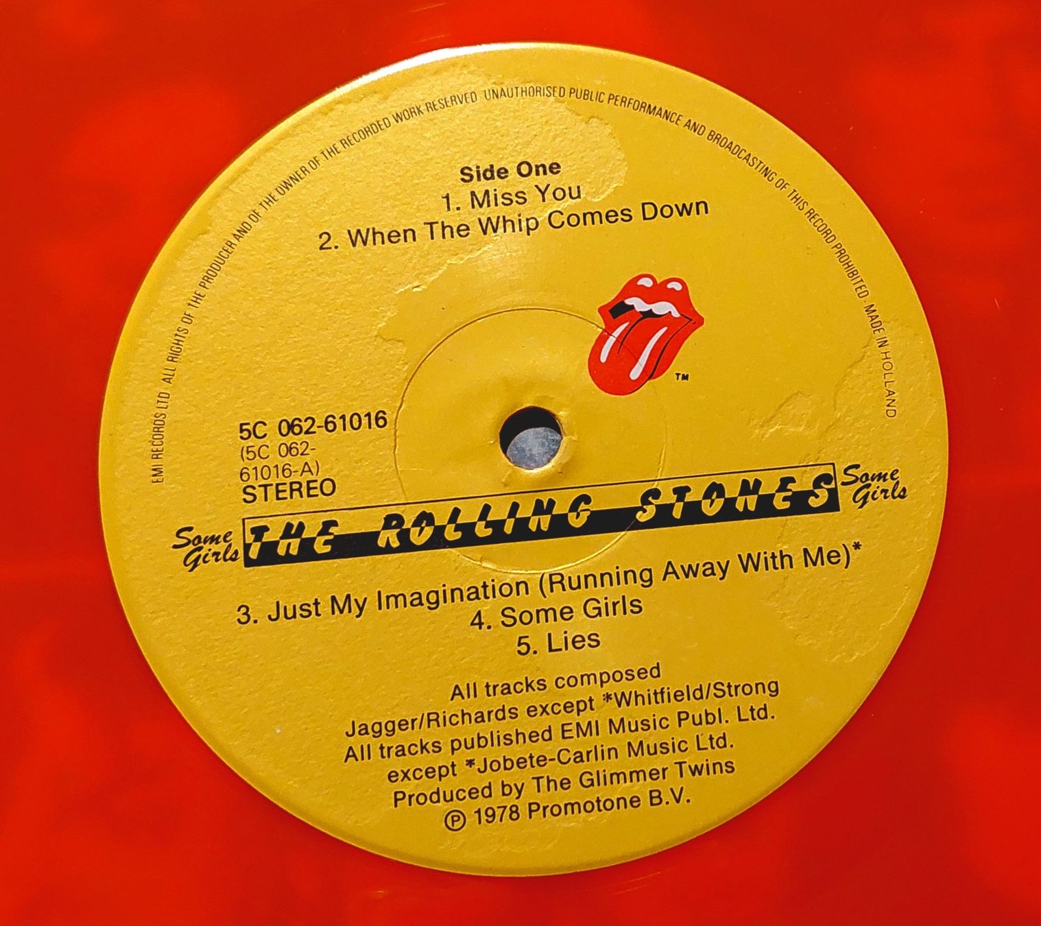 The Rolling Stones - Some Girls (Orange Vinyl) (Gebraucht) in Widnau ...