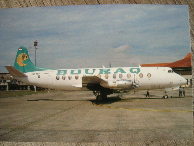 Bouraq Indonesia Airlines Vickers 843 Viscount PX-IVY (Neu und ...