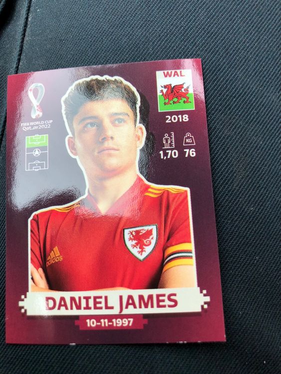 WM 2022 Qatar Daniel James, WAL 18 (Gebraucht) in Flumenthal für CHF 0. ...