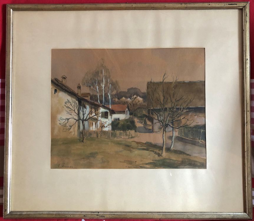 Aquarell von Emy Fenner (1881 -1955), CH-Malerin | Kaufen auf Ricardo