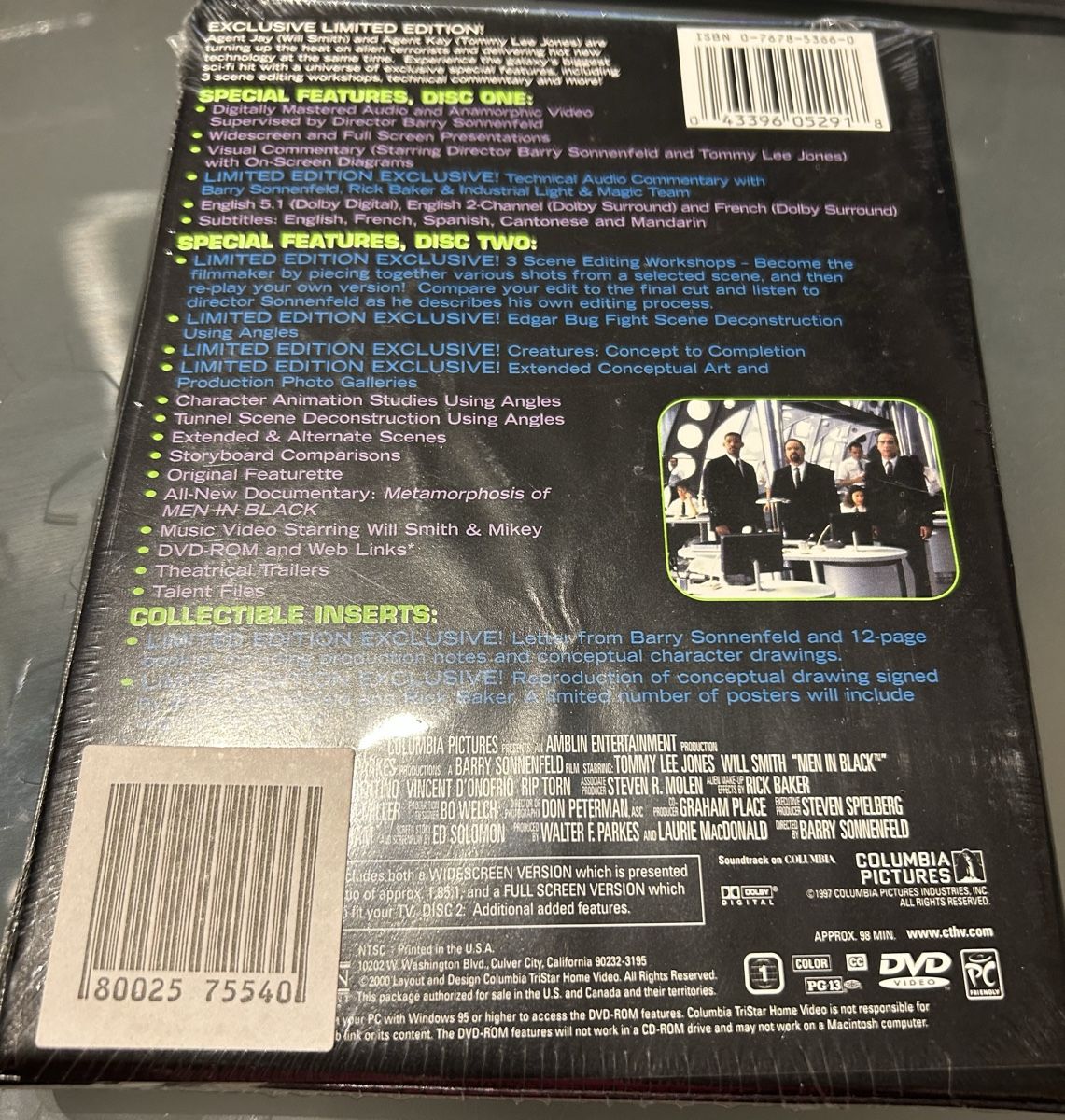 Men in Black DVD Limited Edition - Sammlerstück - Neu! (Neu und ...