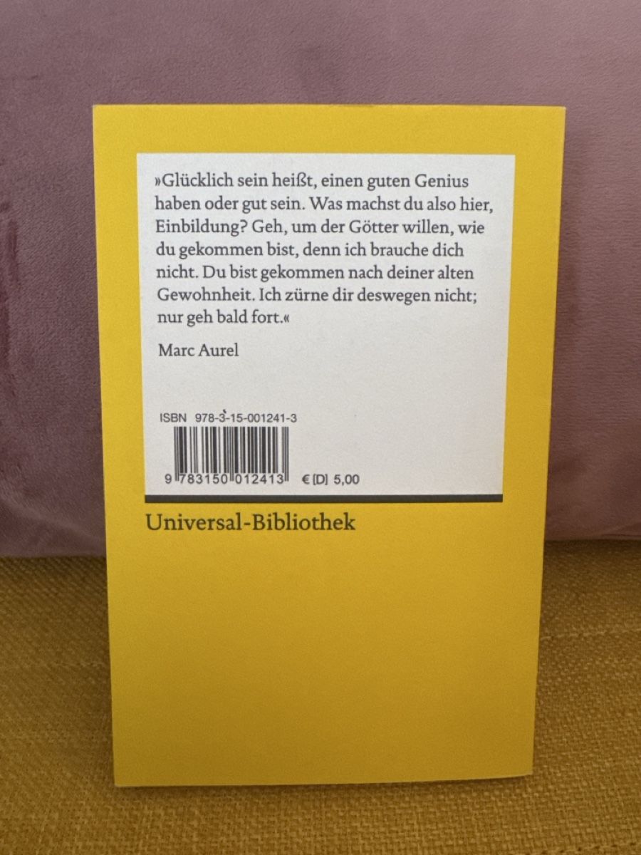 Marc Aurel - Selbstbetrachtungen, Reclam, Top Zustand! (Neu (gemäss ...