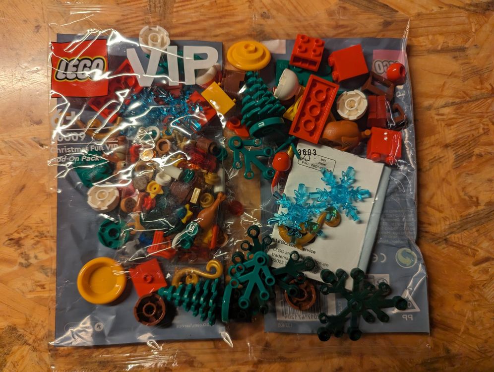 Lego 40609 Christmas Fun VIP Add-On Pack | Kaufen auf Ricardo
