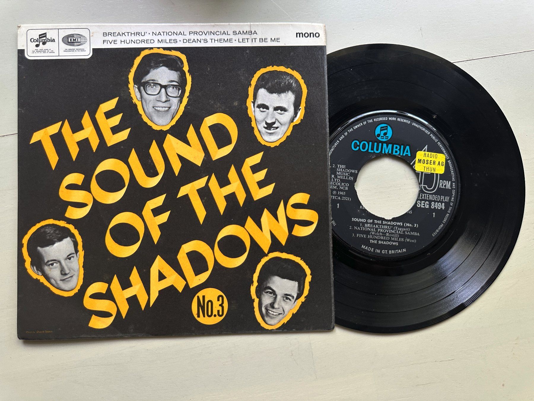 SHADOWS CLIFF RICHARD rare EP The sound of the Shado UK Kult (Gebraucht ...