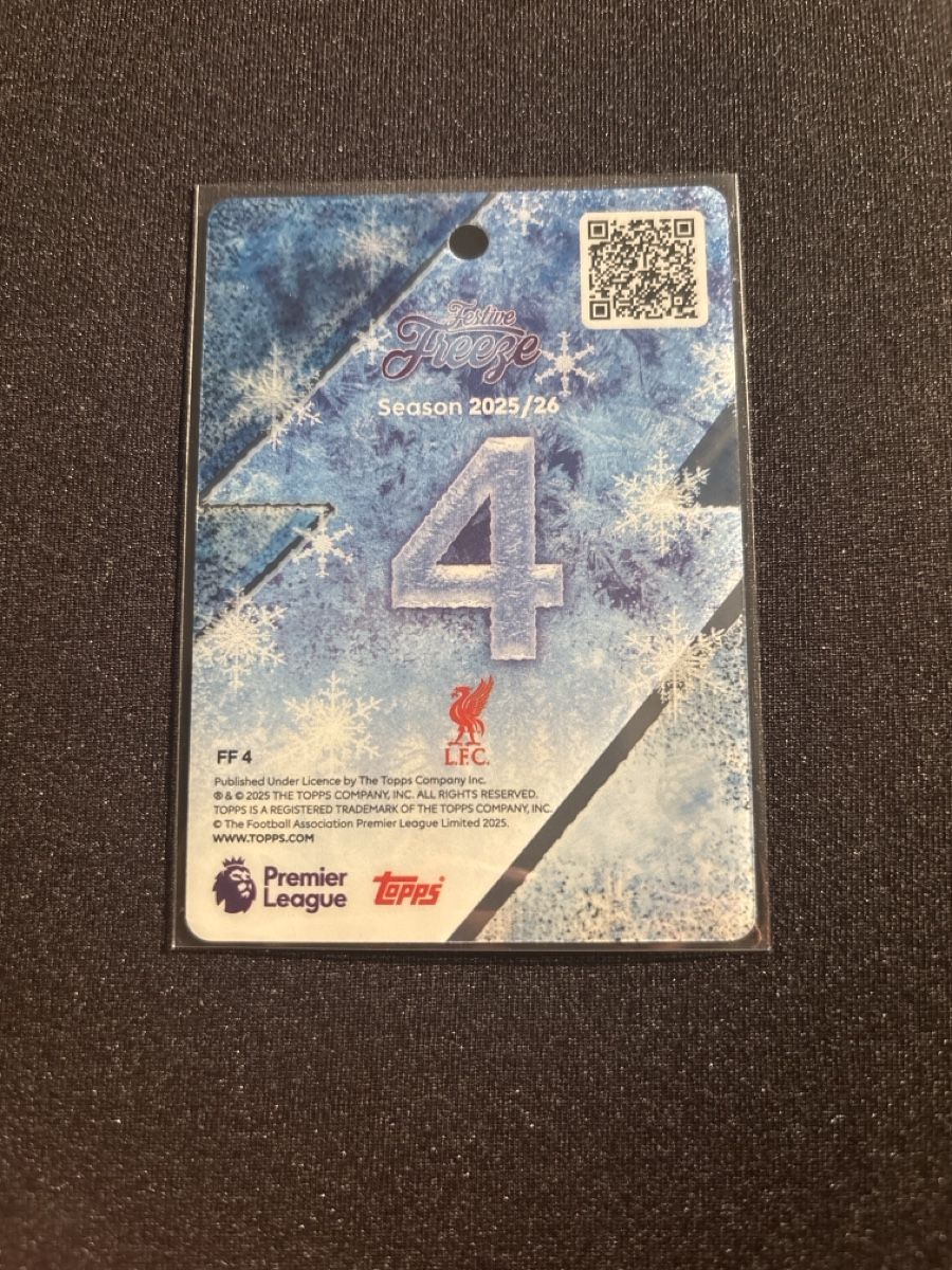 Virgil Van Dijk - Topps Festive Freeze - Liverpool FC (Gebraucht) in ...