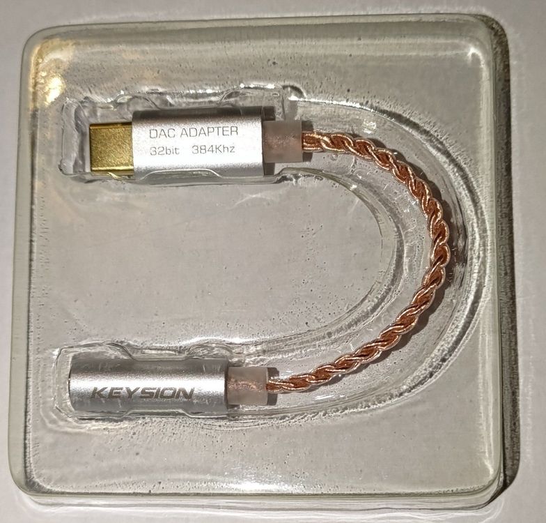 USB TYP-C zu 3.5mm Adapter mit DAC-Chip (Neu und originalverpackt) in ...