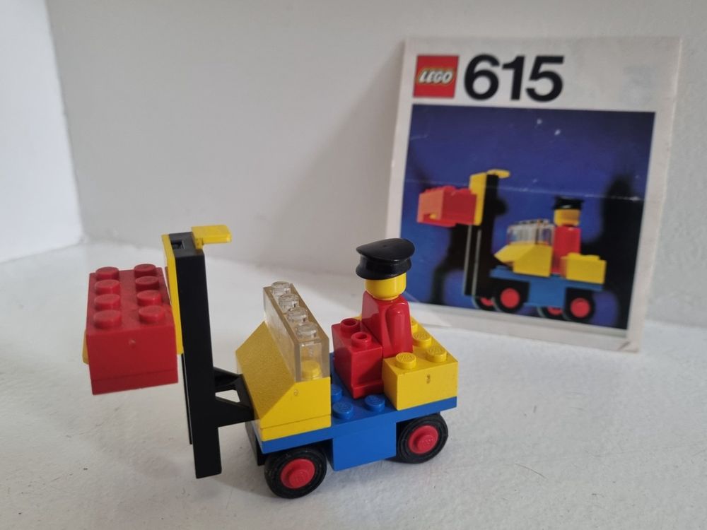 Altes Lego-Set: Gabelstapler; N°615 (Fork Lift with Driver) | Kaufen ...