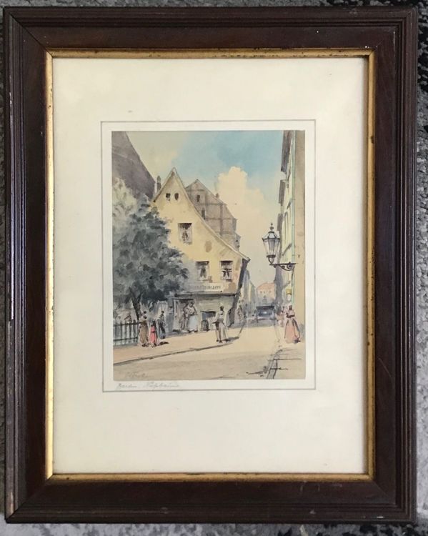 Original Aquarell Unleserlich Signiert | Kaufen auf Ricardo