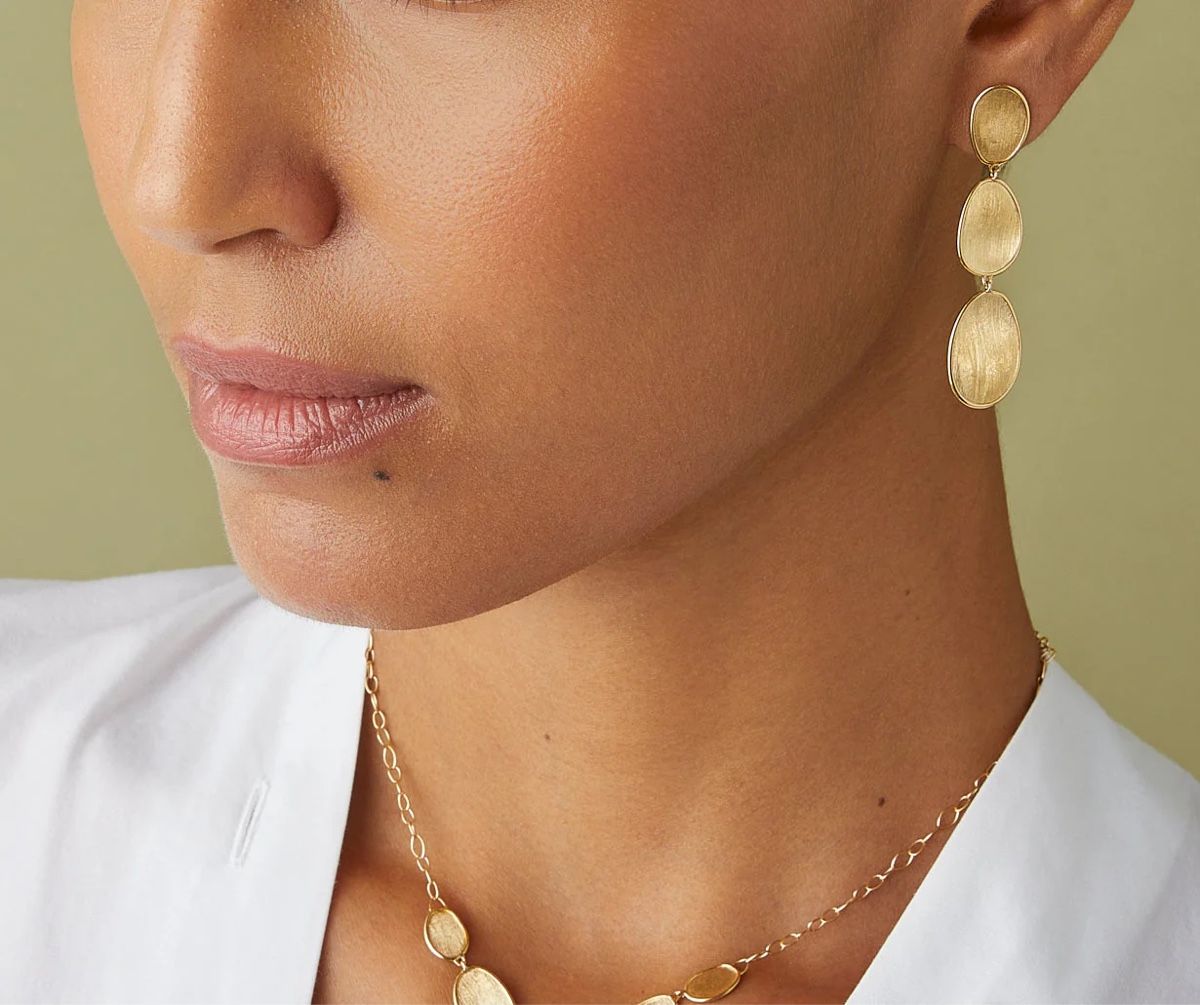 Marco Bicego LUNARIA Boucle d’oreille triple (Neuf avec emballage d ...