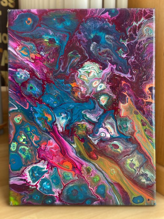 Gemälde 30x40 farbig, abstrakt Einzelstück (Neu (gemäss Beschreibung)) in Hochdorf für CHF 220 ...