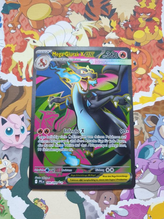 Mega Glurak X EX - PFL 109/094 Deutsch (Neu (gemäss Beschreibung)) in ...