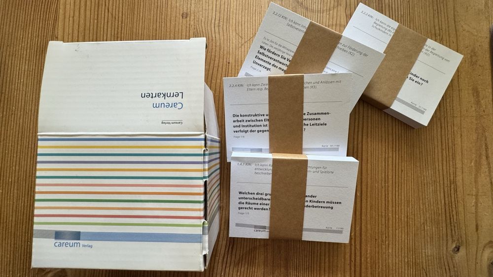 NEU! Careum Lernkarten FaBe Kind | Kaufen auf Ricardo