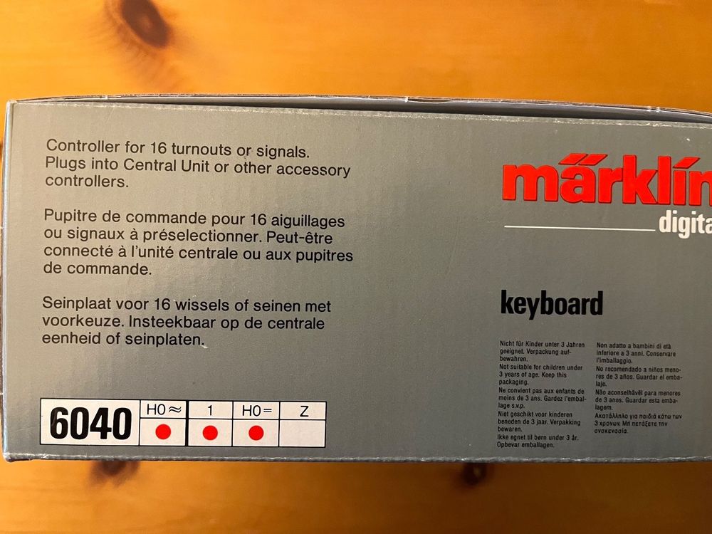 Märklin Digital Keyboard Nr 6040 (Gebraucht) in Erlenbach im Simmental ...