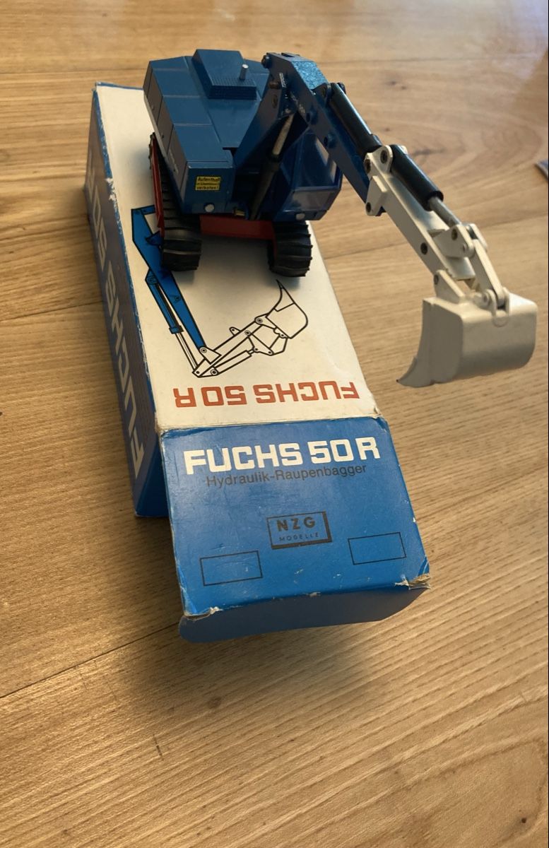 Seltene Fuchs 50R Raupenbagger Modell, Vintage Rarität (Gebraucht) in ...
