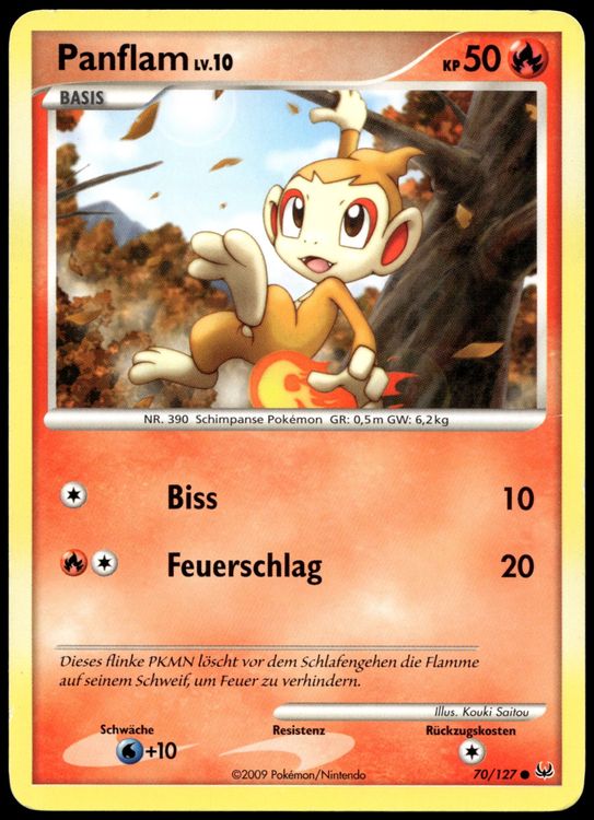 Panflam 70/127 Pokémon Platinum - Base Set ab 1.- (Neu (gemäss ...