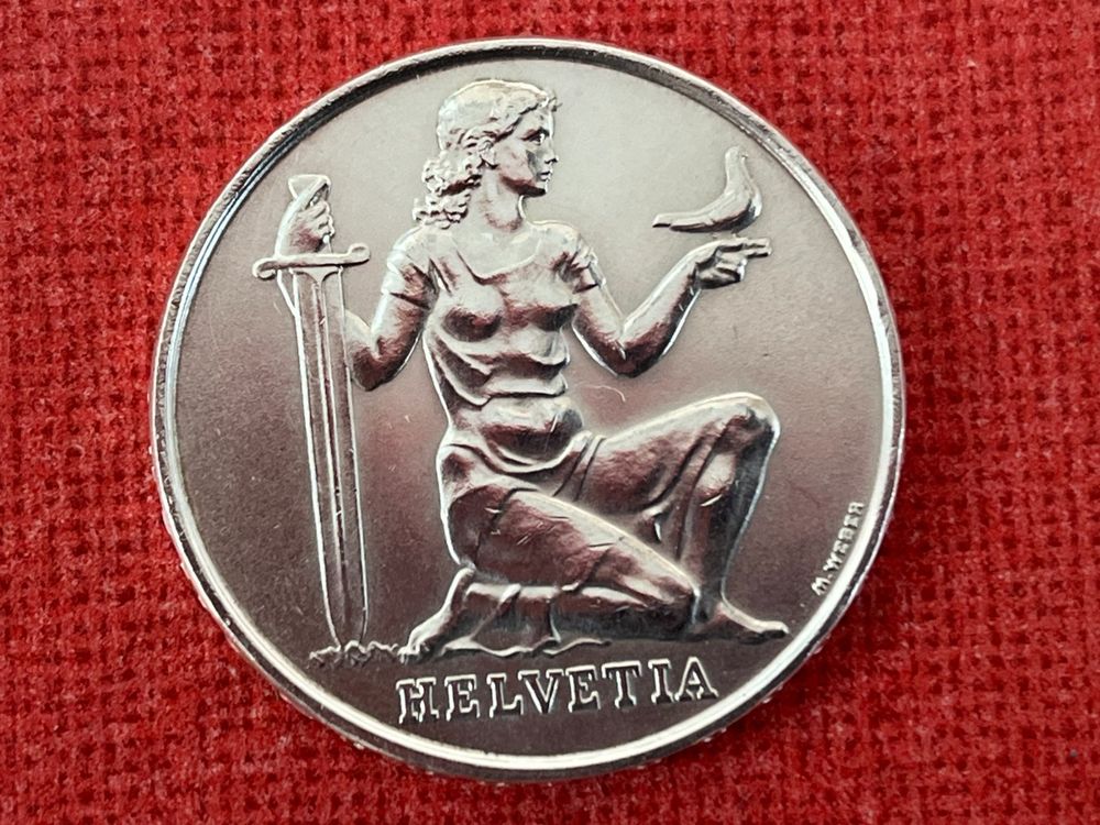 5 Franken Gedenkmünze 1936 Wehranleihe TOP | Kaufen auf Ricardo