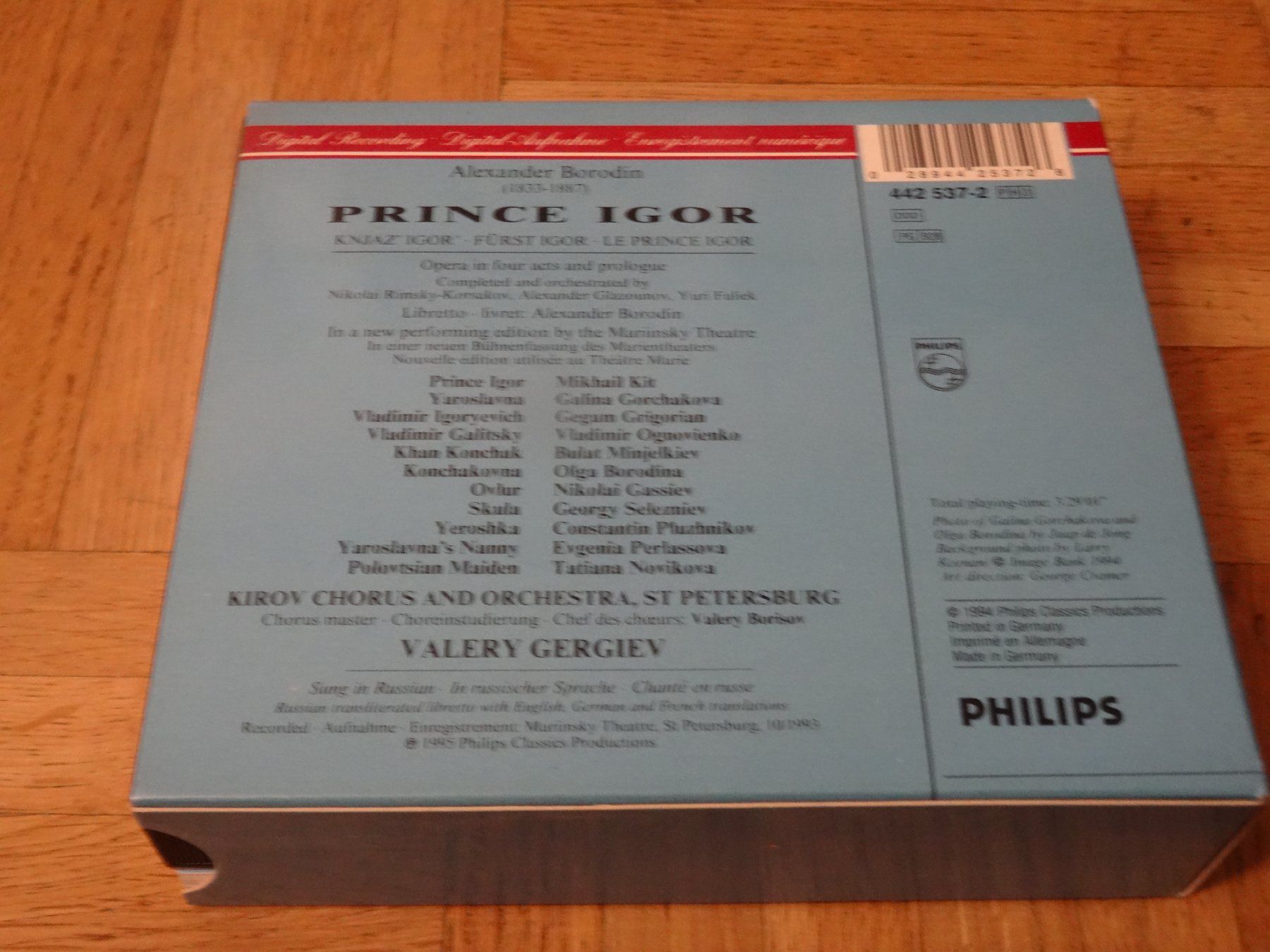 Borodin: Fürst Prince Igor - Valery Gergiev - CD (Gebraucht) in Olten ...