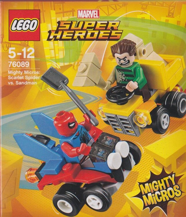 LEGO SUPER HEROES MIGHTY MICROS 76089 SCARLET SPIDER VS SAND (Neu und ...