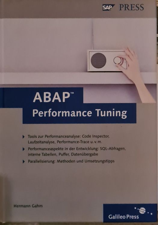 ABAP Perfromance Tuning (Gebraucht) in St. Peterzell für CHF 5 – mit ...