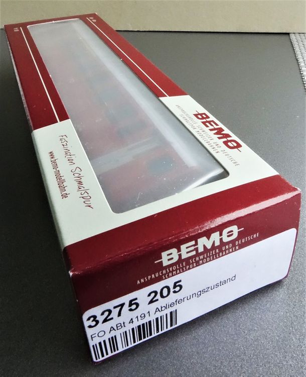 Bemo Art. 3275 205; FO ABt 4191 Ablieferungszustand (Neu und ...