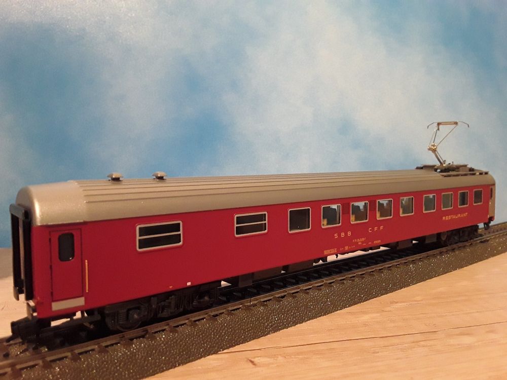 Märklin 43874 WRm SBB Restaurantwagen _ beleuchtet _ Spur H0 (Gebraucht) in Rüti ZH für CHF 147 ...