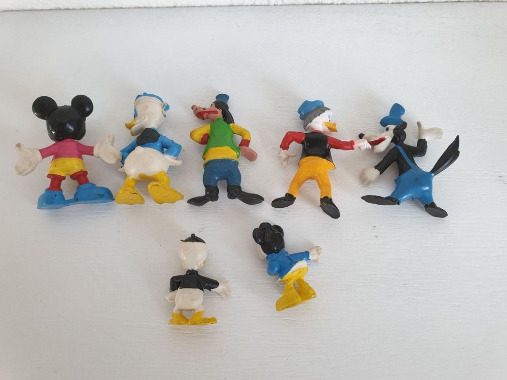 7 Sammlerfiguren Disney Figuren Goofy Mickey Donald Daniel | Kaufen auf ...