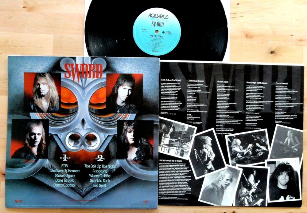 LP SWORD metalized AQR541 CA 1986 HEAVY METAL | Kaufen auf Ricardo